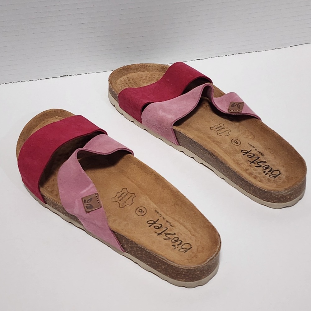 Biostep Double Strap Slip On Sandals Womens 8 Pink Er… - Gem